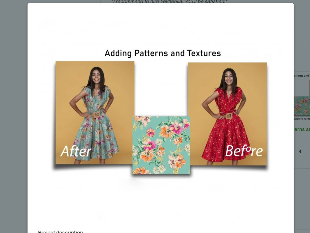 Professional Adding Patterns and Textures services | Upwork