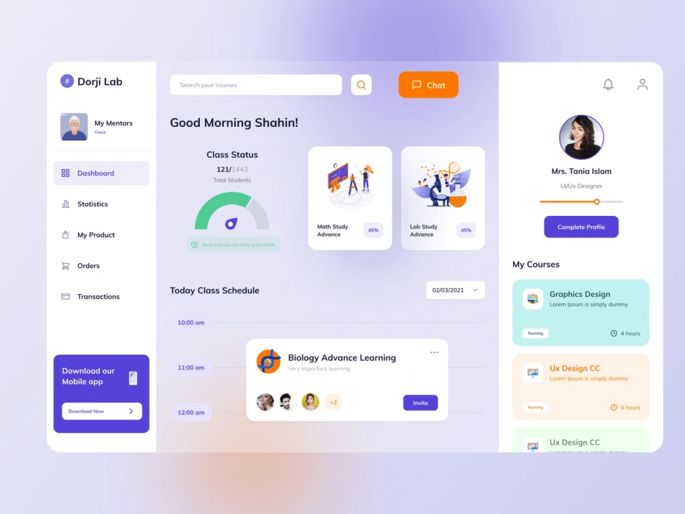 Modern dashboard, web app, saas, CRM UI | Upwork