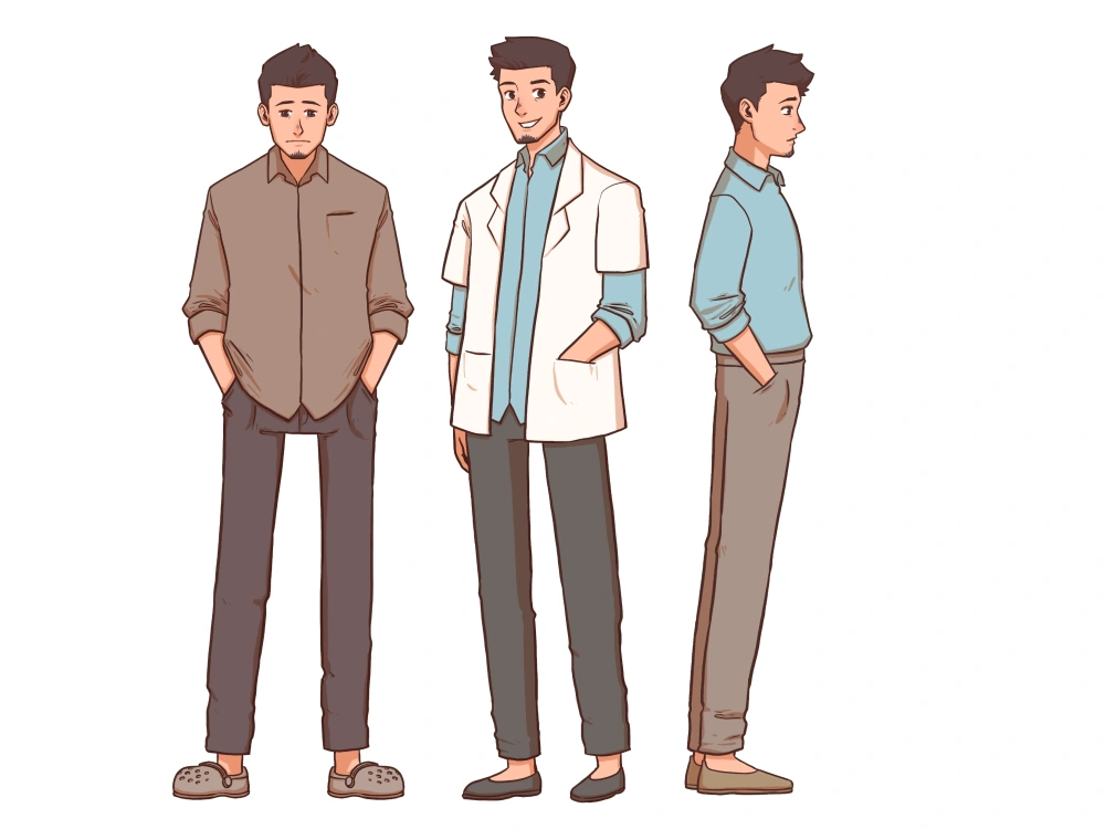 A Character Design in Anime/Cartoon Style | Upwork