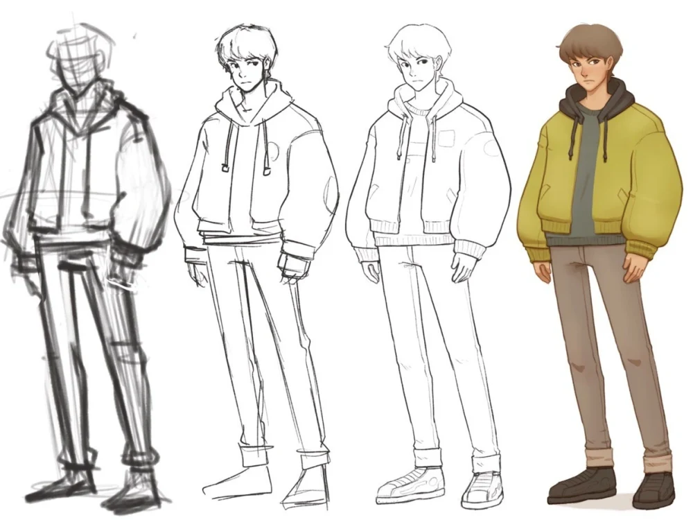 A Character Design in Anime/Cartoon Style | Upwork