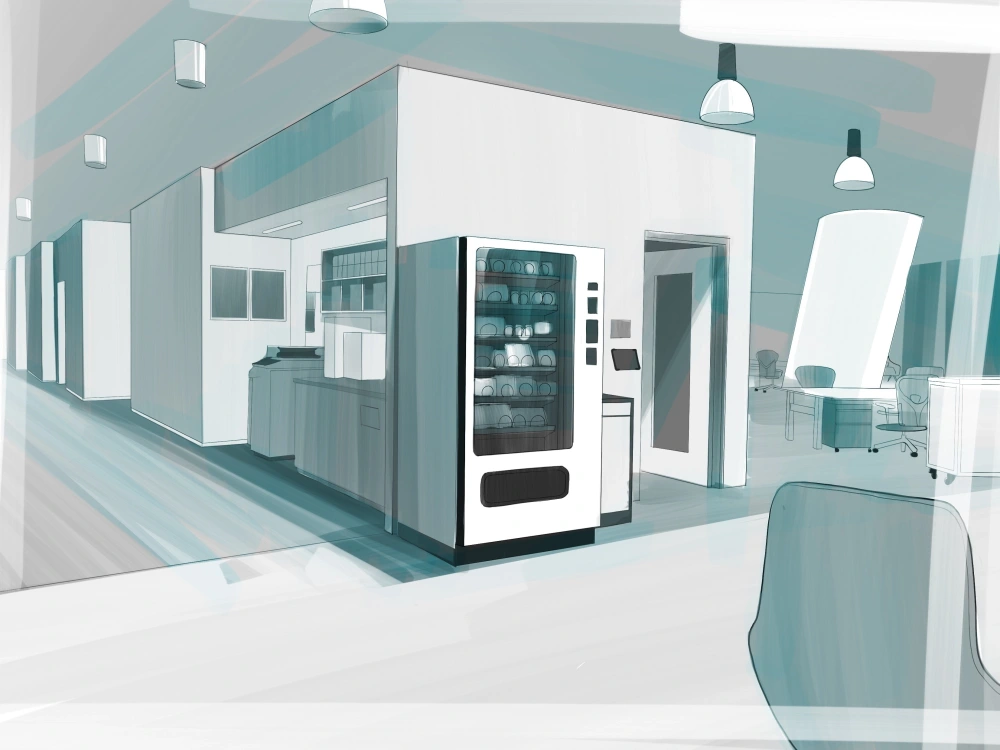 An interior sketch, 2D visualization | Upwork