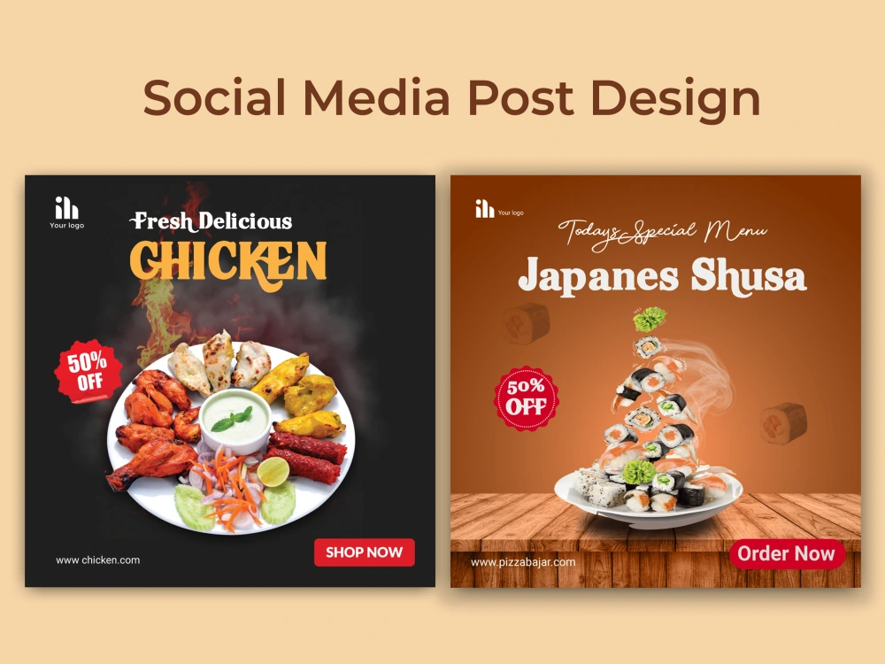 Some unique social media post designs for your business | Upwork