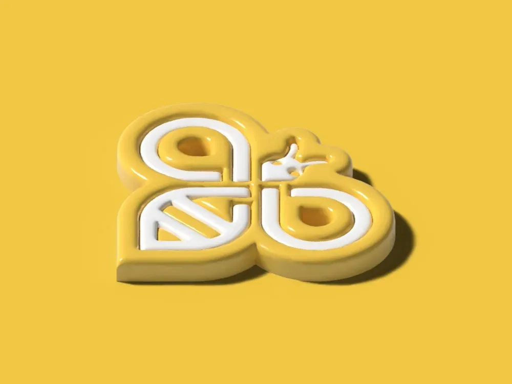 Creative honey bee logo design | Upwork