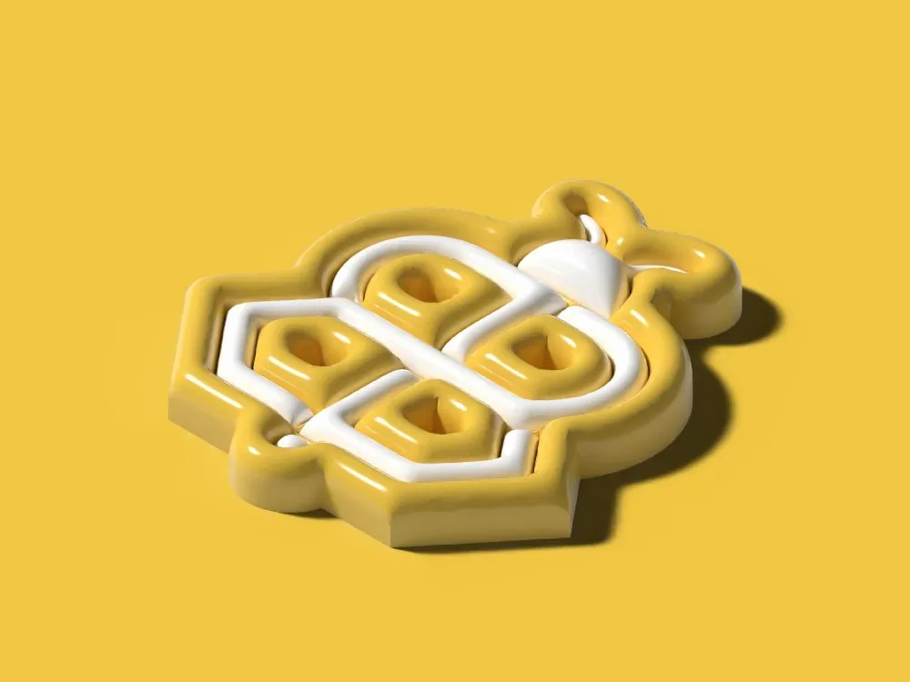 Creative honey bee logo design | Upwork