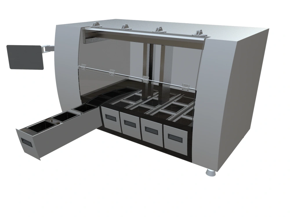 Sheet metal designs for hospitals or laboratories ready for ...