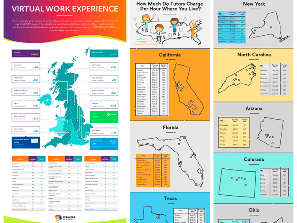 A Breathtaking Geographical Infographic in a custom style! | Upwork