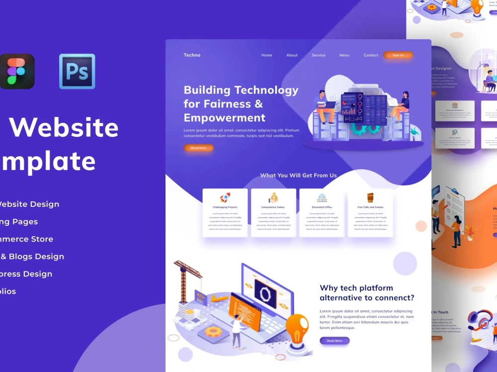 A Modern & Creative UI/UX for Your Website | Upwork