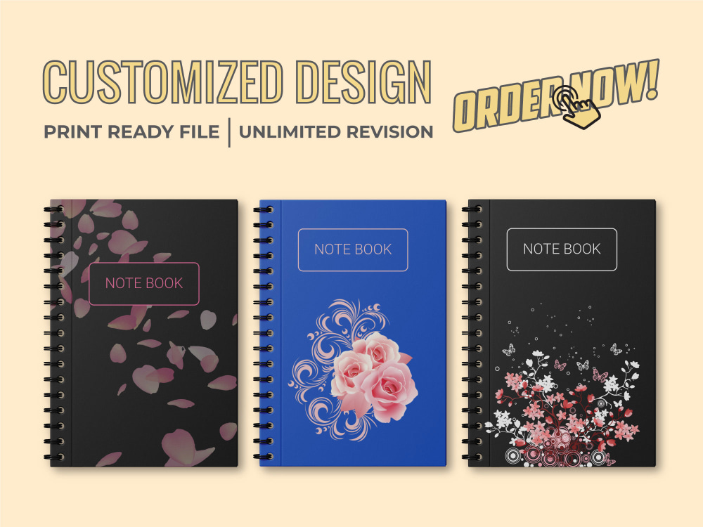 A journal cover, notebook cover, and book cover design | Upwork