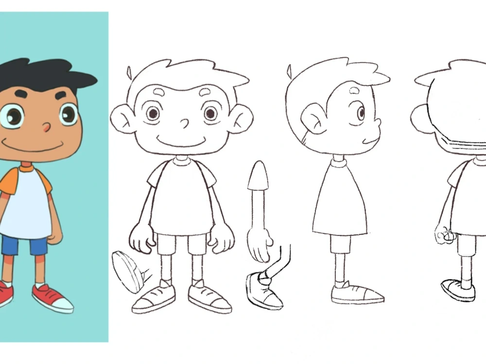 A modern and different character design for animation projects or games ...