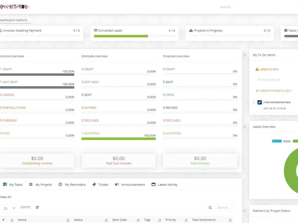 CRM, ERP, hrm, inventory, and project management system | Upwork