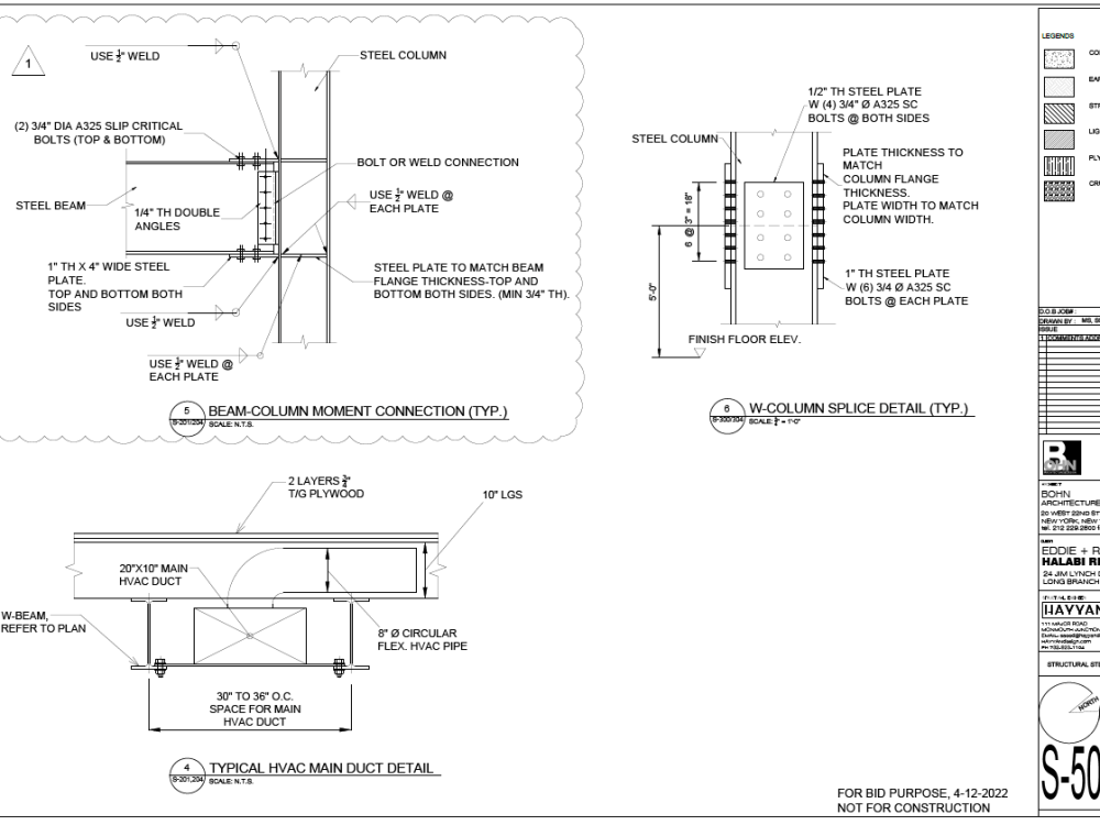 Structural drawings with calculations for your architectural drawings ...