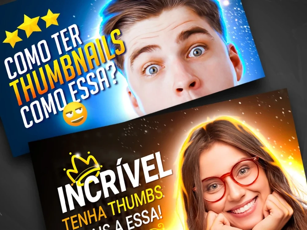 4 amazing thumbnails for your channel | Upwork