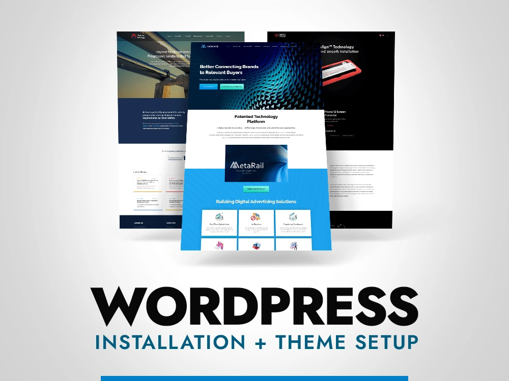 Wordpress Installation And Theme Setup Upwork
