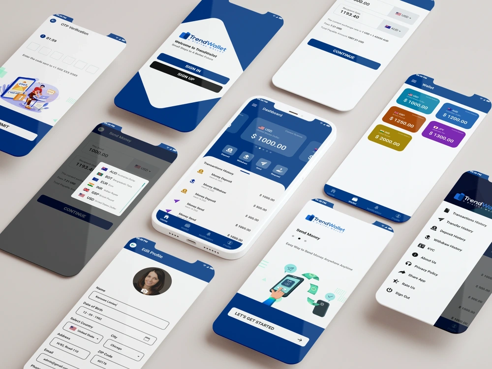 Money transfer digital wallet system | Upwork