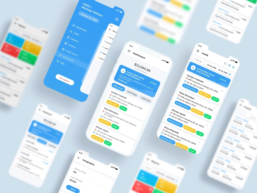 IOS & Android Mobile App UI design | UI UX Designer | Adobe XD ...