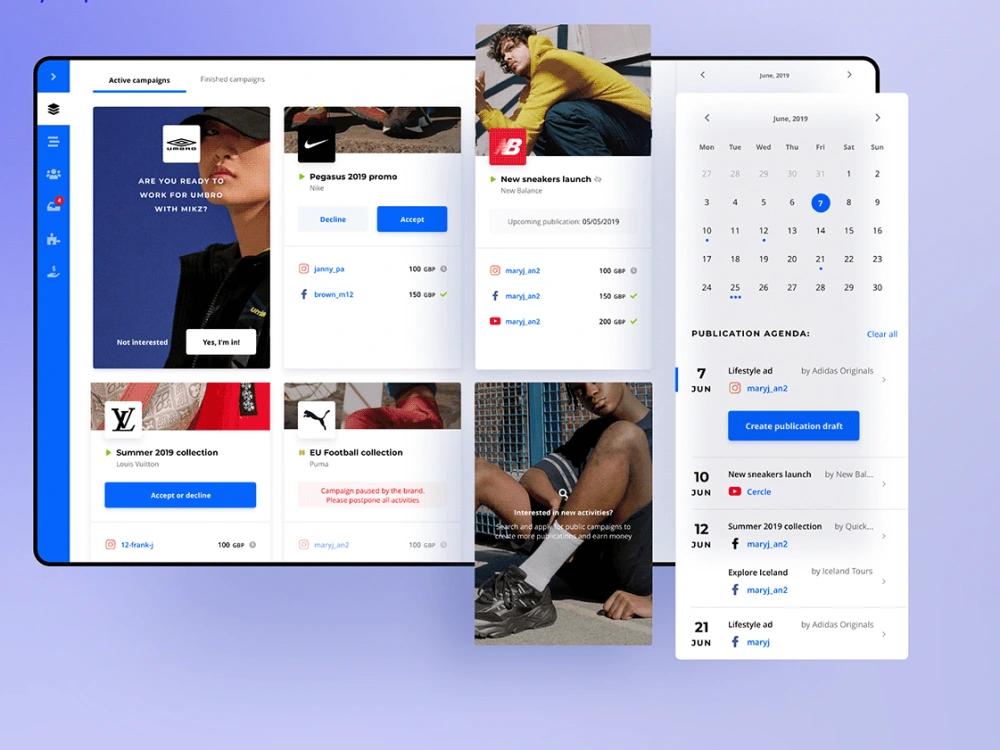 Creative web admin dashboard design (UI/UX) | Upwork