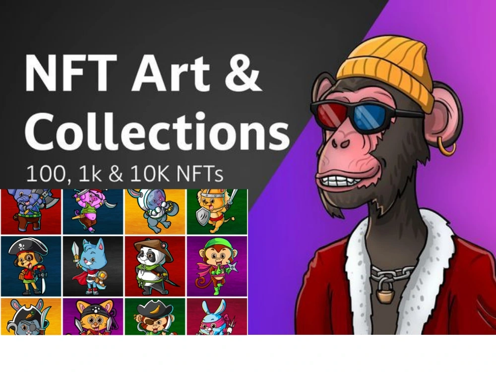 A unique NFTART collection with 100, 1k, 10k for Opensea, Polygon | Upwork