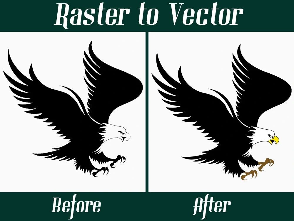 Raster converted to vector and vector tracing design service. | Upwork