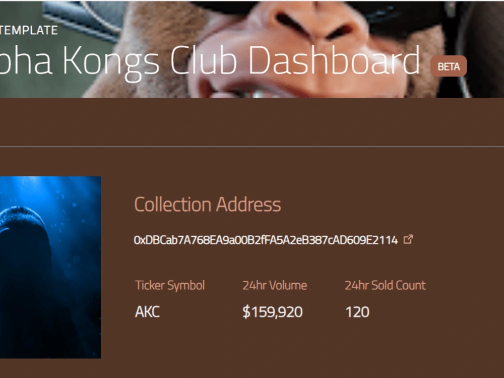 Blockchain NFT Dashboard Using Covalent API | Upwork