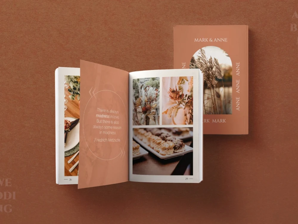 A stylish minimalistic design of catalog / magazine / guide / brochure ...