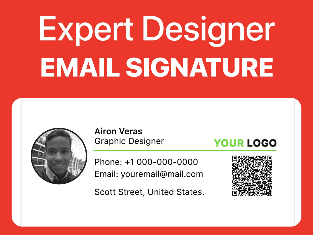 A professional email signature | Upwork