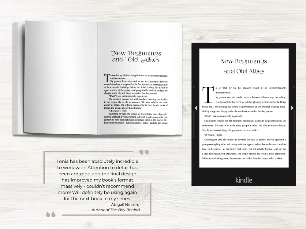 Professional book design, book formatting, book interior & typesetting ...