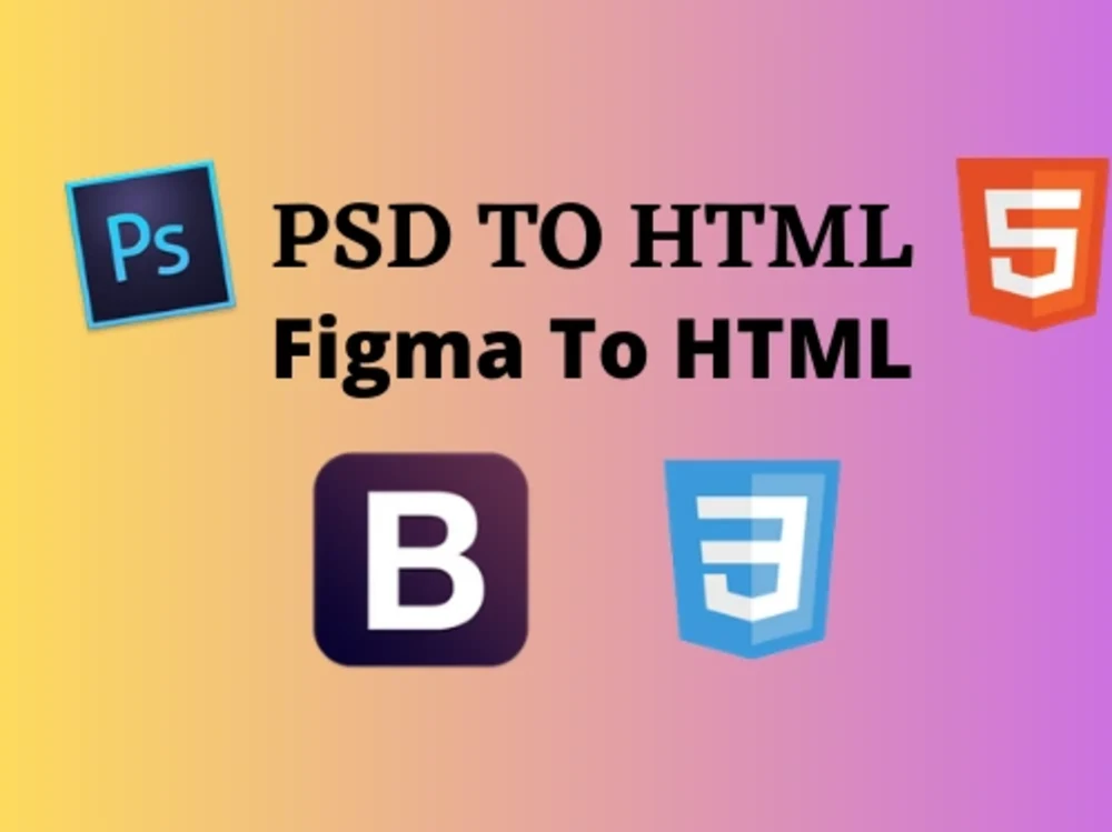 Figma/PSD design in HTML/CSS, Saas, Bootstrap | Upwork