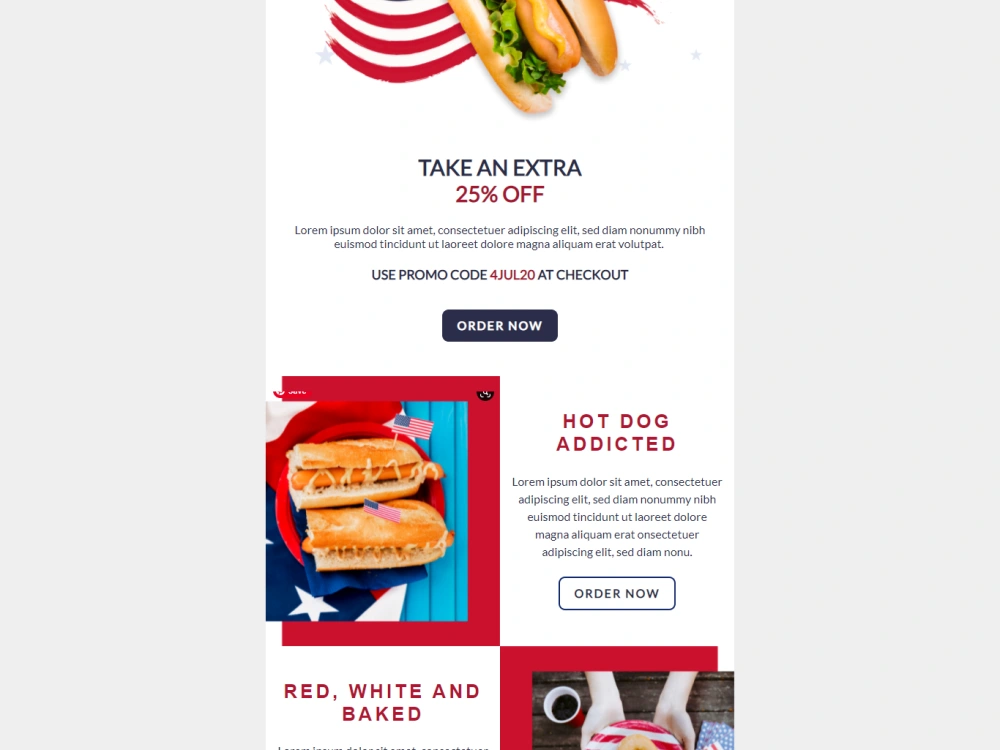 A responsive HTML email newsletter template | Upwork