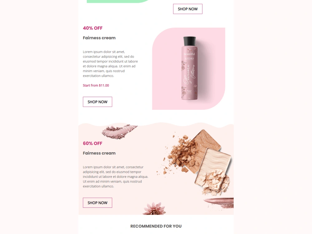 A responsive HTML email newsletter template | Upwork