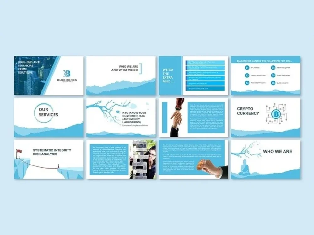 A modern creative Pitch deck and Presentation with graphic design | Upwork