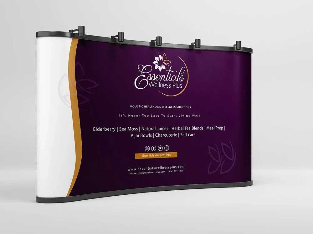 A fantastic trade show booth, Print backdrop, graphics for booth ...