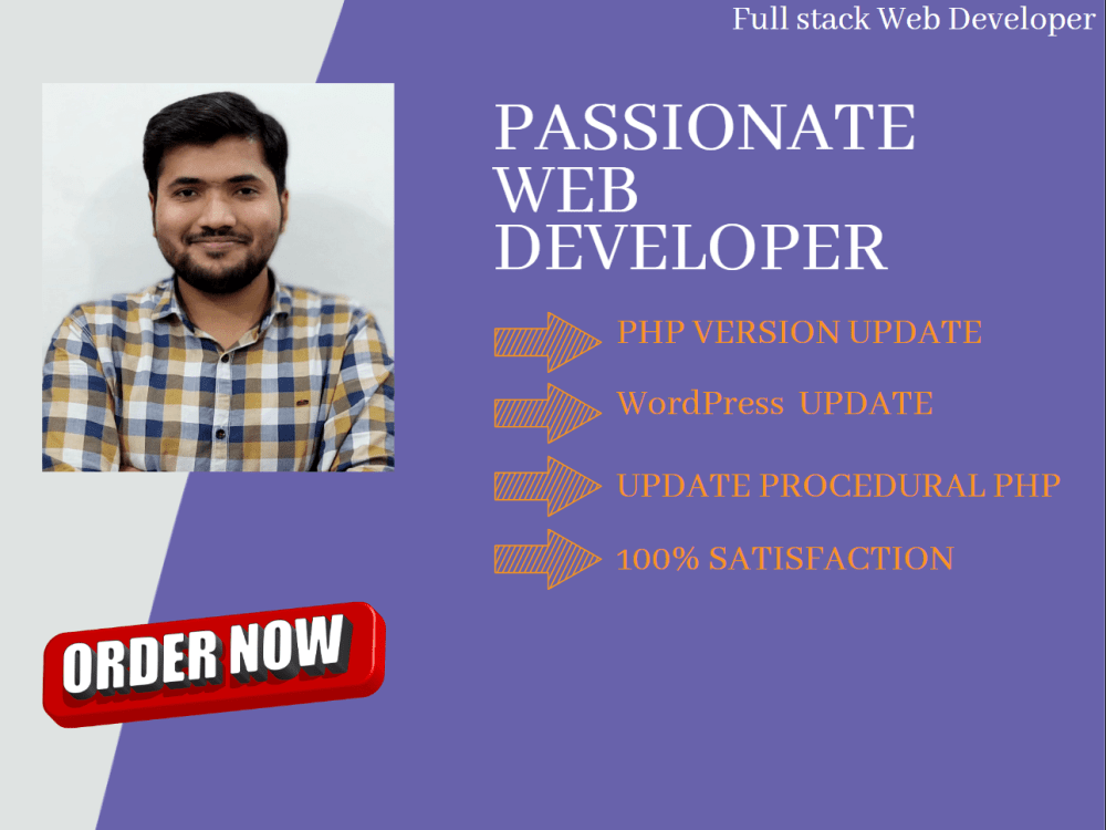 An updated website from PHP 5 or 7 to PHP latest version | Upwork
