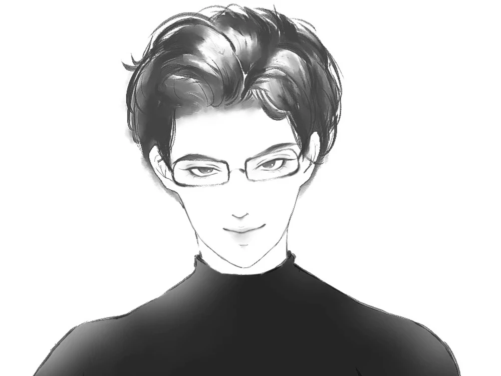 A beautiful custom manga anime style ink portrait | Upwork