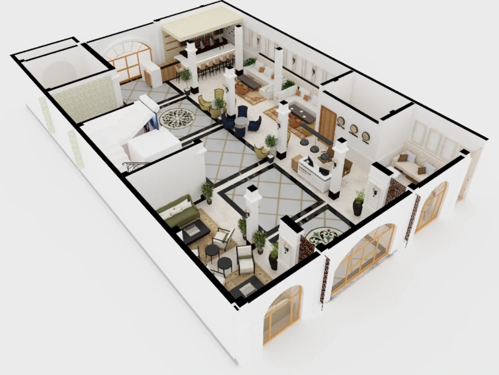 A high quality 3D realistic rendering for your floor plan design | Upwork