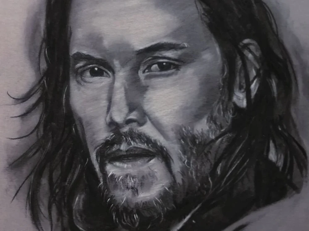 Realistic and impulsive charcoal drawing portrait | Upwork