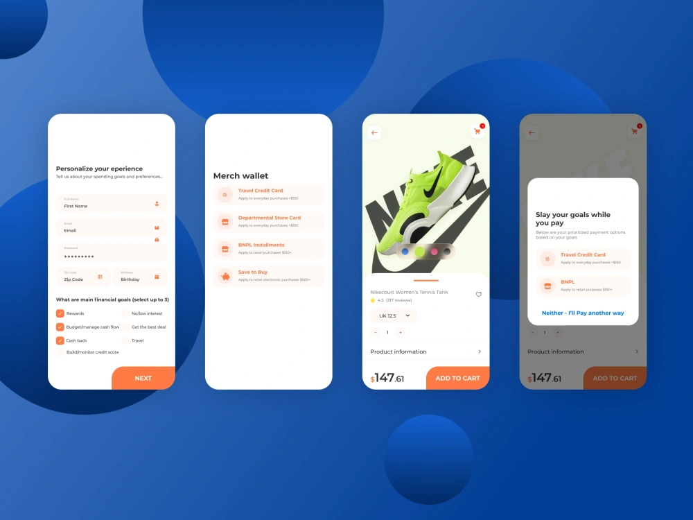 A modern app ui and interactive prototype | Upwork