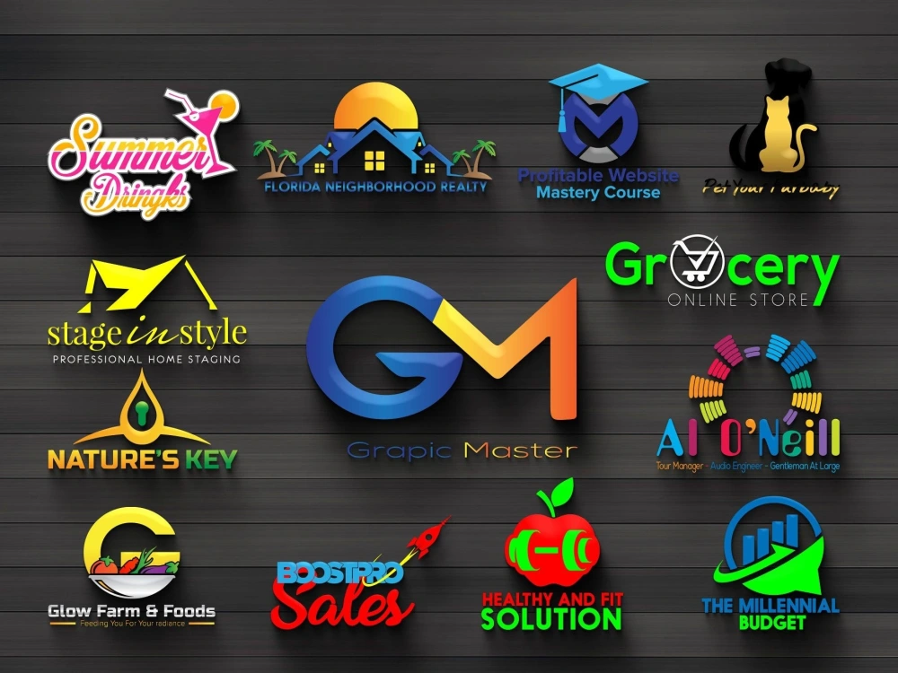 Professional unique logo design within 24hrs | Upwork