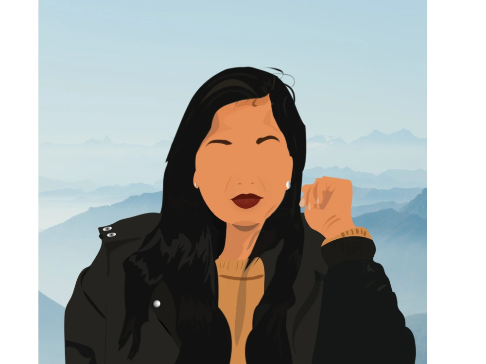 A minimalistic faceless illustration from your picture. | Upwork