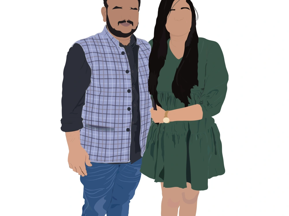 A minimalistic faceless illustration from your picture. | Upwork