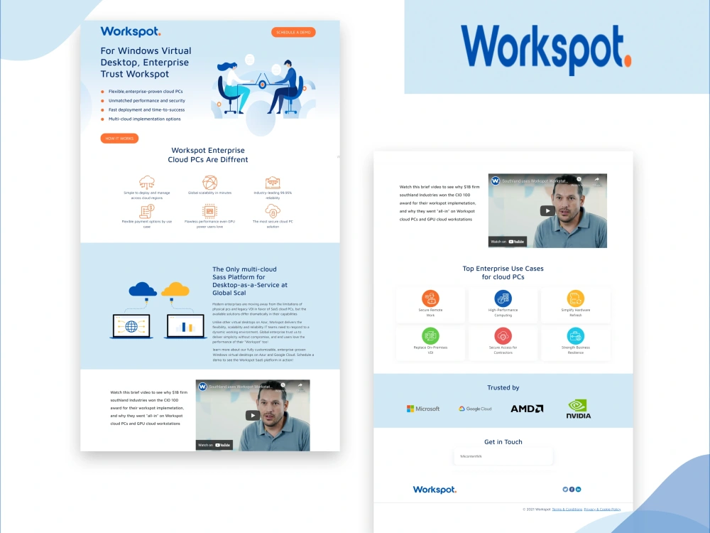 An attractive & responsive landing pages design. | Upwork