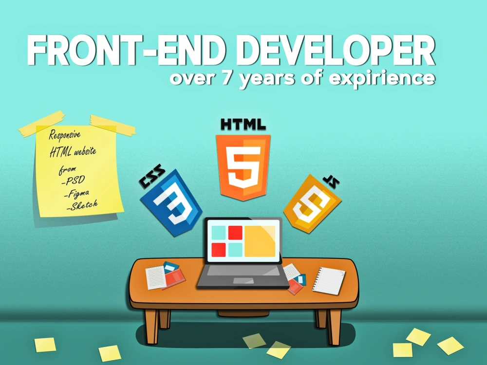 Responsive HTML/CSS/JS website from your design | Upwork