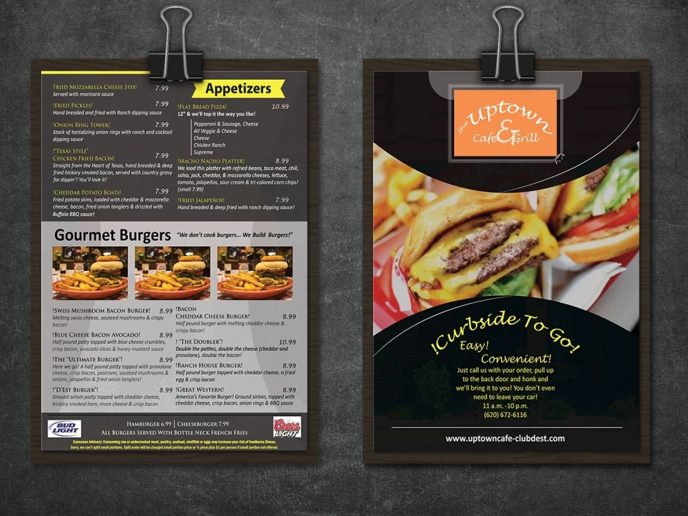 Professional Menu Design Services for Restaurants, Bars, Weddings ...