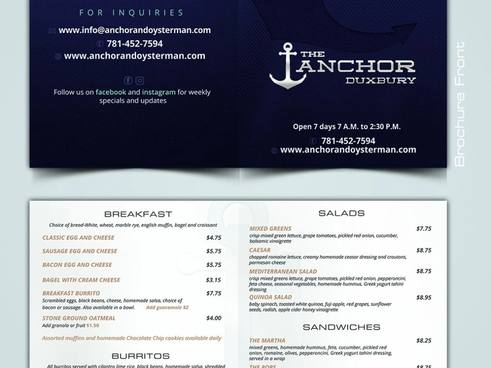 Professional Menu Design Services for Restaurants, Bars, Weddings ...
