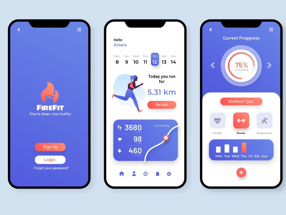 App/ UI UX design/ dashboard/ mobile app design/ mobile/ UI UX design ...