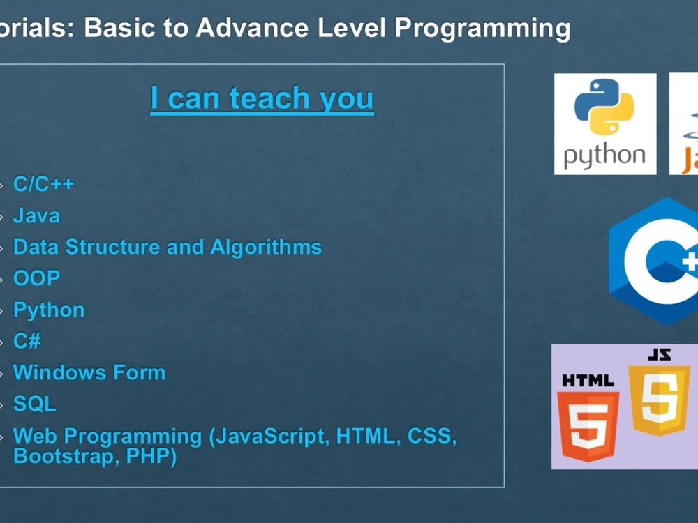 Complete knowledge of Programming Language | Upwork