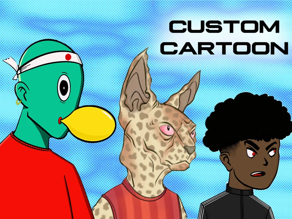 Draw nft collection with anime or cartoon style | Upwork