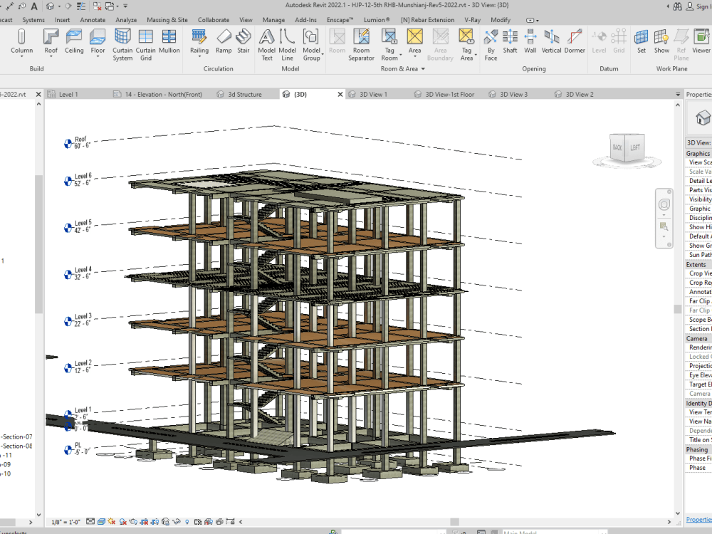 A structural 2d plan, 3d model, detailing of RCC & Steel Structure ...