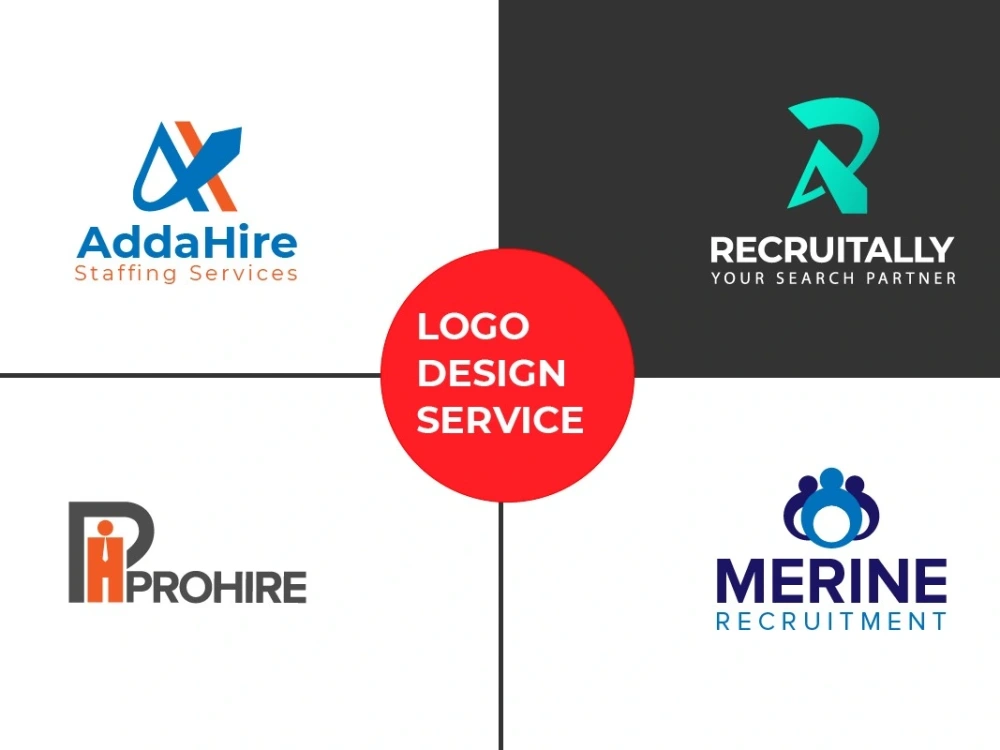 A modern recruitment agency, Staffing and job board logo | Upwork