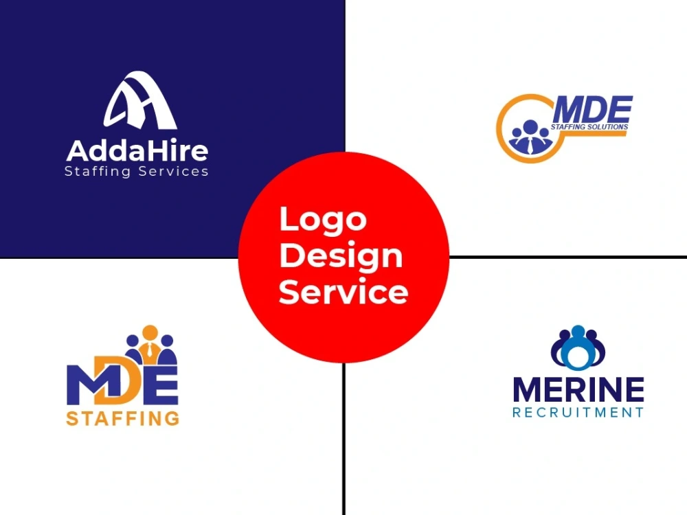 A modern recruitment agency, Staffing and job board logo | Upwork