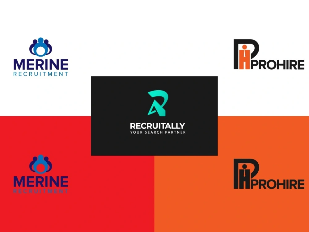 A modern recruitment agency, Staffing and job board logo | Upwork